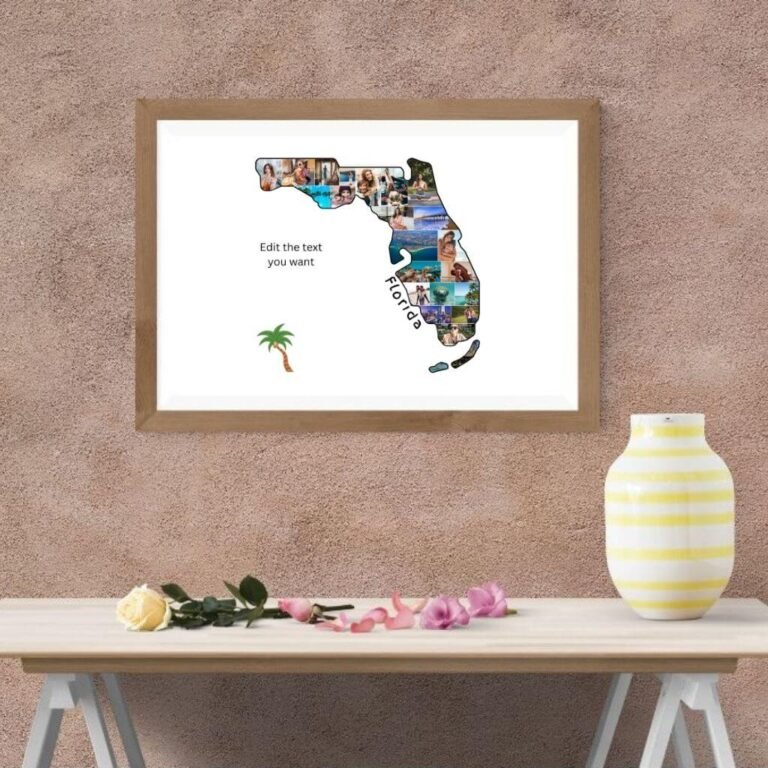 Florida Map Photo Template